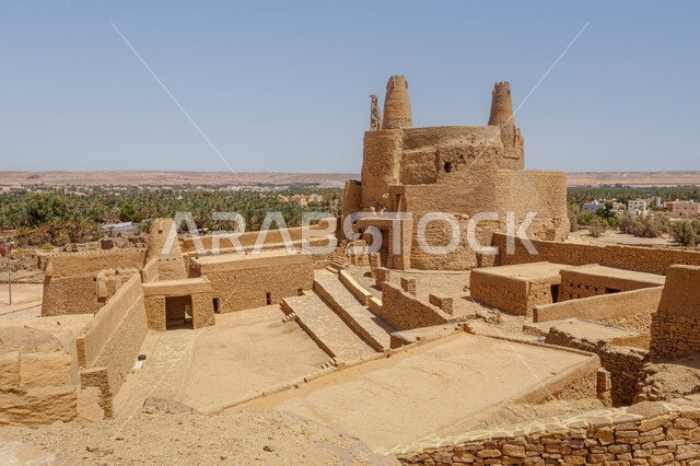 Buildings and residential houses in Saudi Arabia, a fortified fortress ...