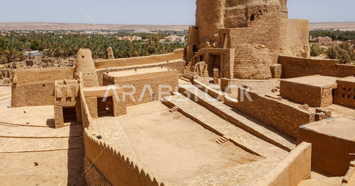 Buildings and residential houses in Saudi Arabia, a fortified fortress ...