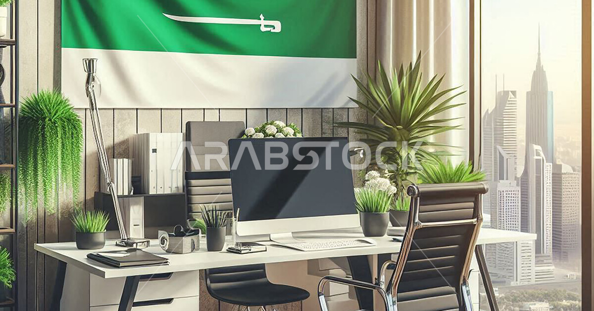 The concept of pride and pride in the Saudi identity, showing pride and ...