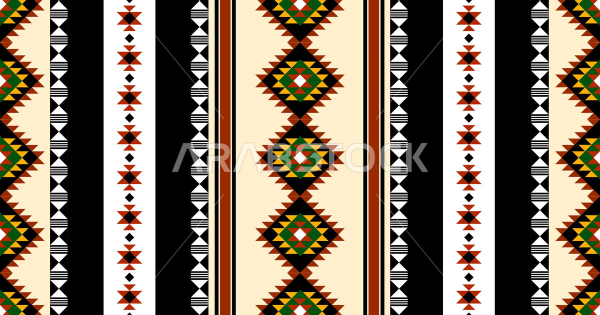 Traditional heritage arts, Saudi Arabian Gulf design for authentic ...