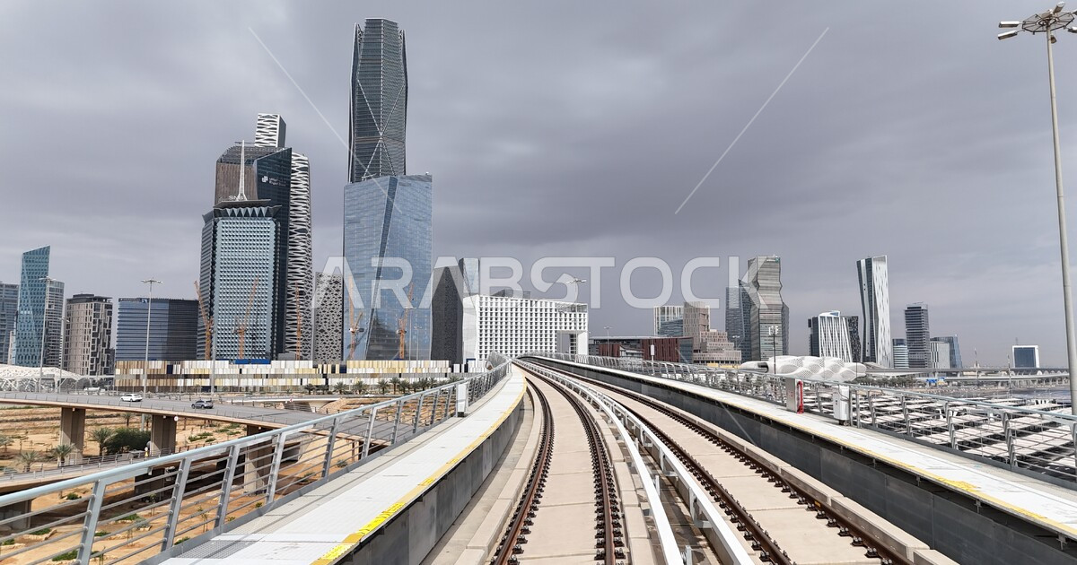Modern means of transportation, famous tourist places and landmarks in ...