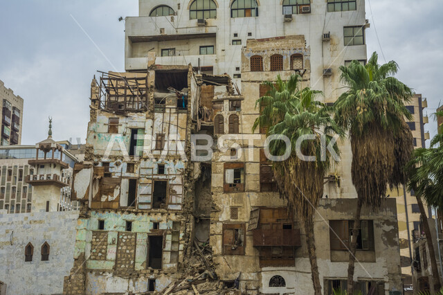 Archaeological buildings in the historical country of Saudi Arabia ...