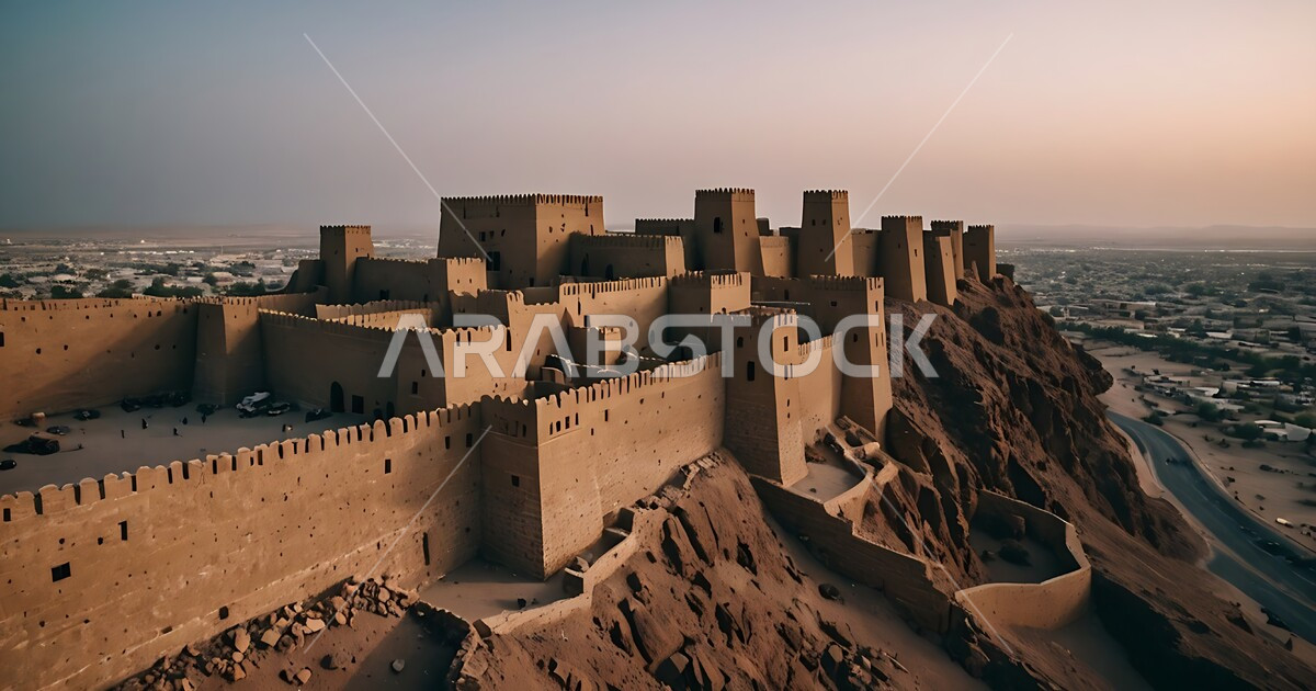 Tourist places and landmarks in Saudi Arabia, ancient architecture and ...