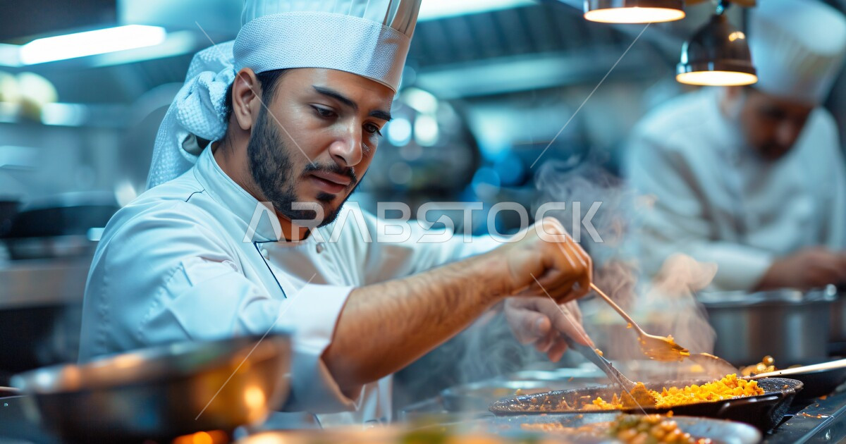 Preparing food in the kitchens and restaurants of the Kingdom of Saudi ...