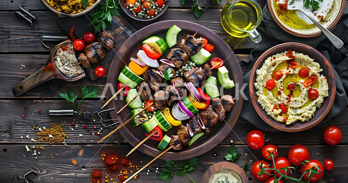 Traditional Arabic Food and Dishes, High Protein Meals, Delicious ...