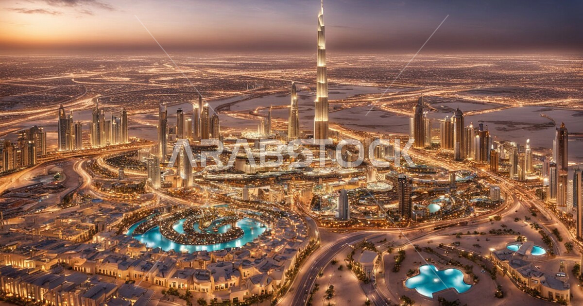 An imaginative future view of urban progress and growth for high-rise ...