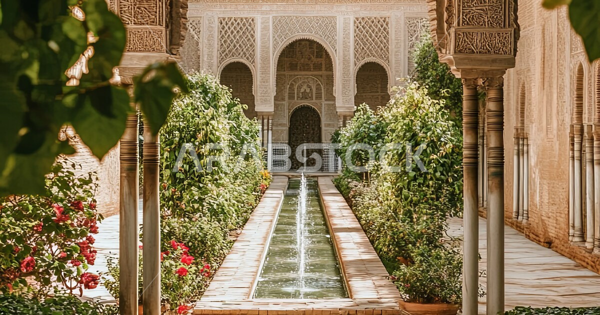 حب الطراز التقليدي القديم, أماكن الجلسات الهادئة والاسترخاء, الفناء ...