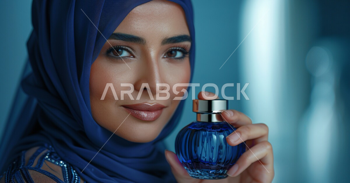 The concept of perfuming and anointing with perfumes and oud, attention ...