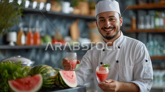Delicious cold natural juices, refreshing seasonal fruits, agricultural ...