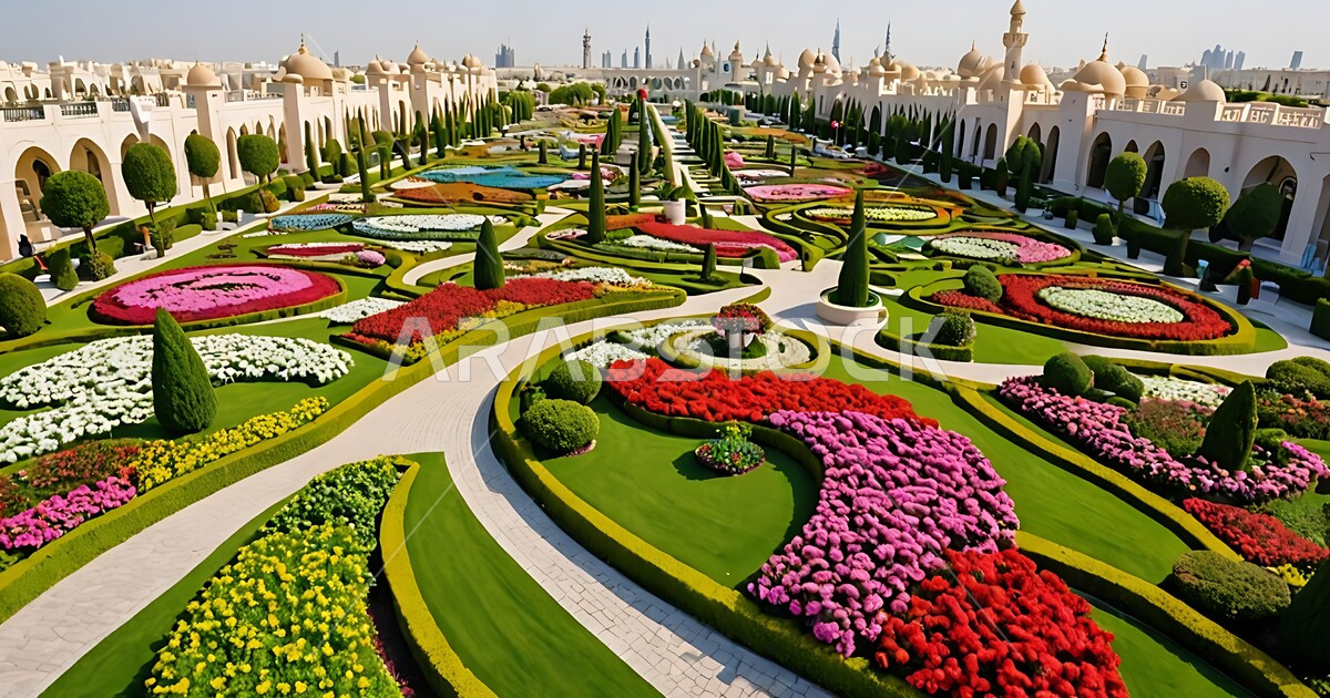 Famous recreational attractions, interest in planting flowers and roses ...