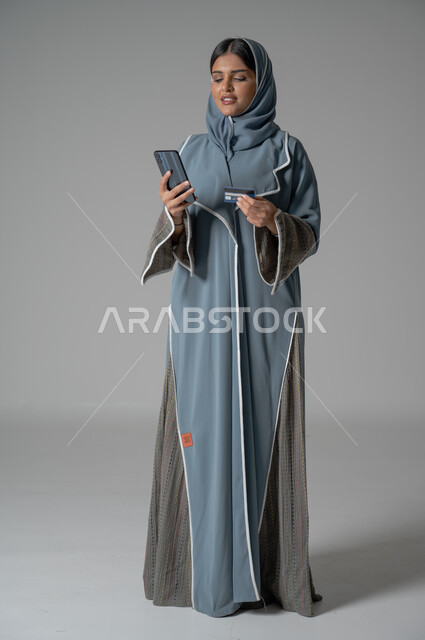 الأهتمام بالمظهر الخارجي, بورتريه لإمرأة عربية خليجية سعودية محجبة ...