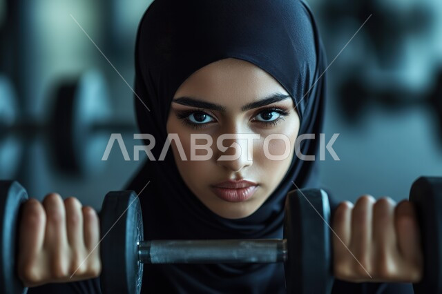 Bodybuilding and muscle building, healthy lifestyle, heavy weight ...