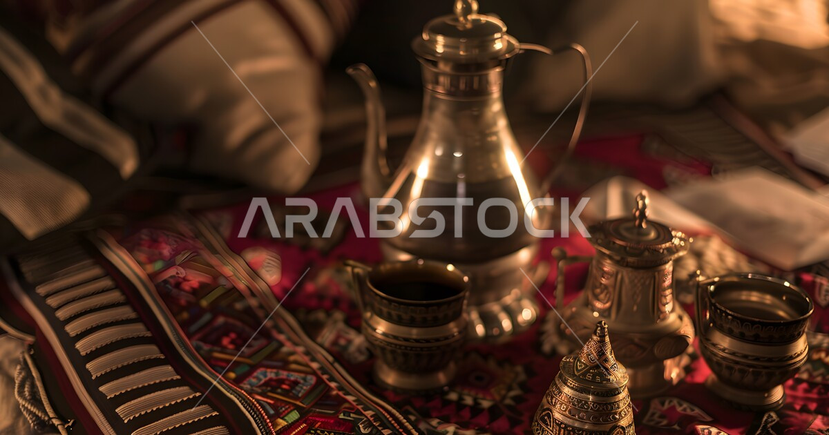 Following Saudi customs and traditions, local national products, the ...