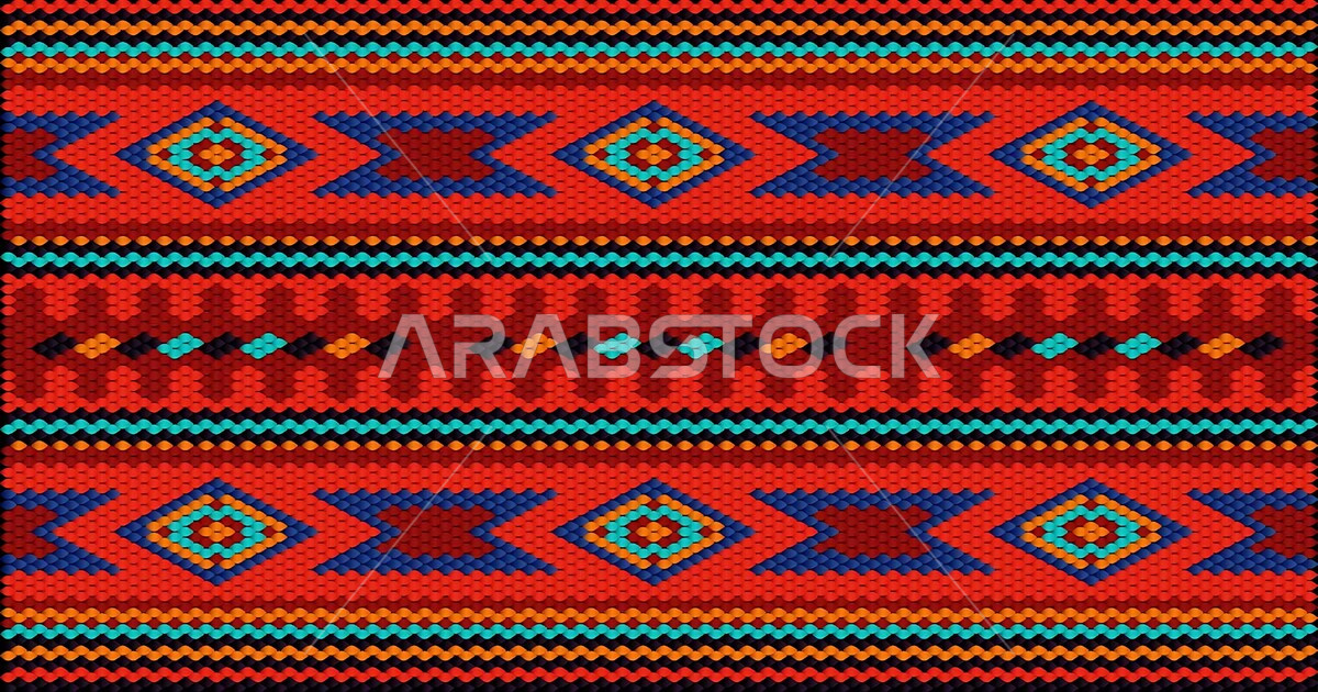 Traditional arts and craftsmanship, Saudi folklore of Sadu decoration ...