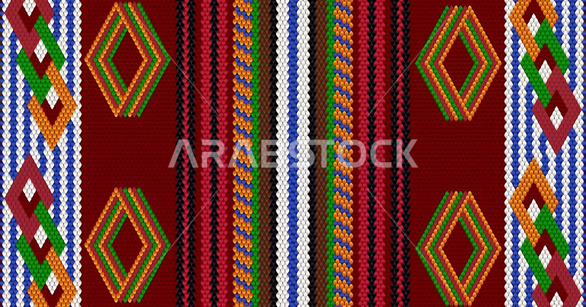 Traditional arts and craftsmanship, Saudi folklore of Sadu decoration ...