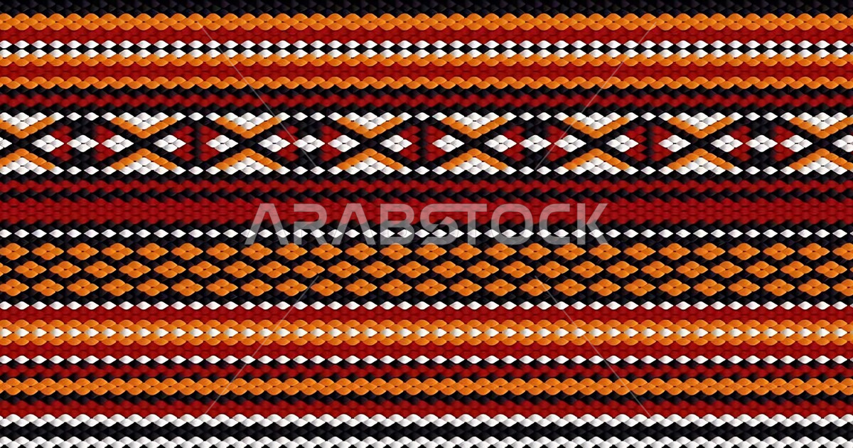 فنون تقليديه تراثيه حرفيه, التراث الشعبي السعودي لزخرفة السدو, صورة ...