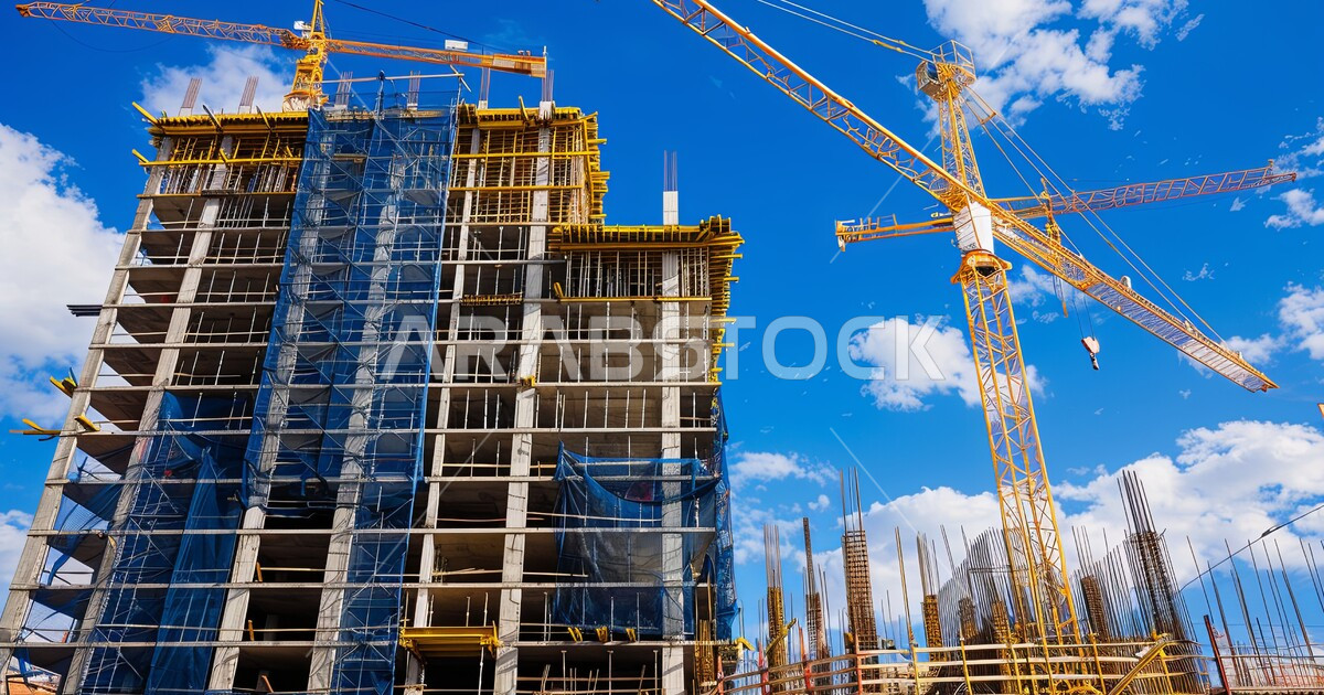 The concept of improving the country's infrastructure, construction ...