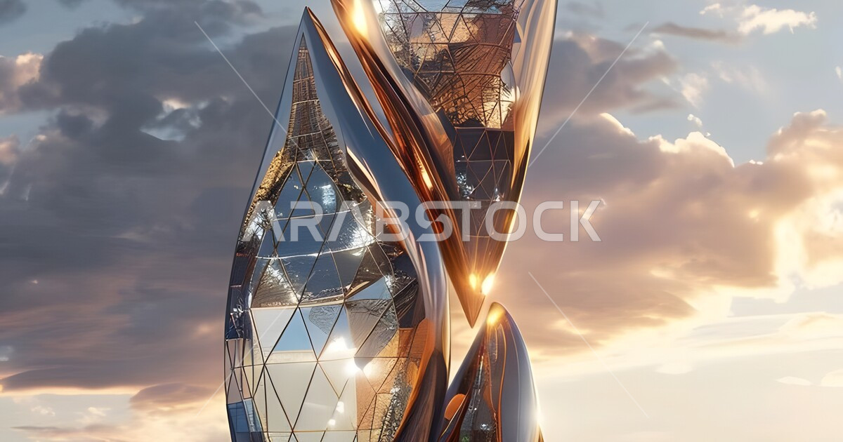 Towers and skyscrapers, modern architectural arts and designs, building ...