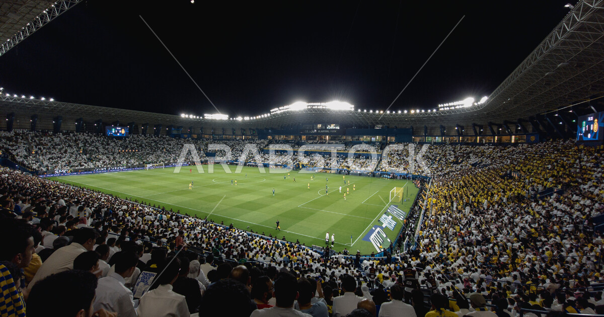 Youth sports activities, watching football matches, Saudi stadiums and ...