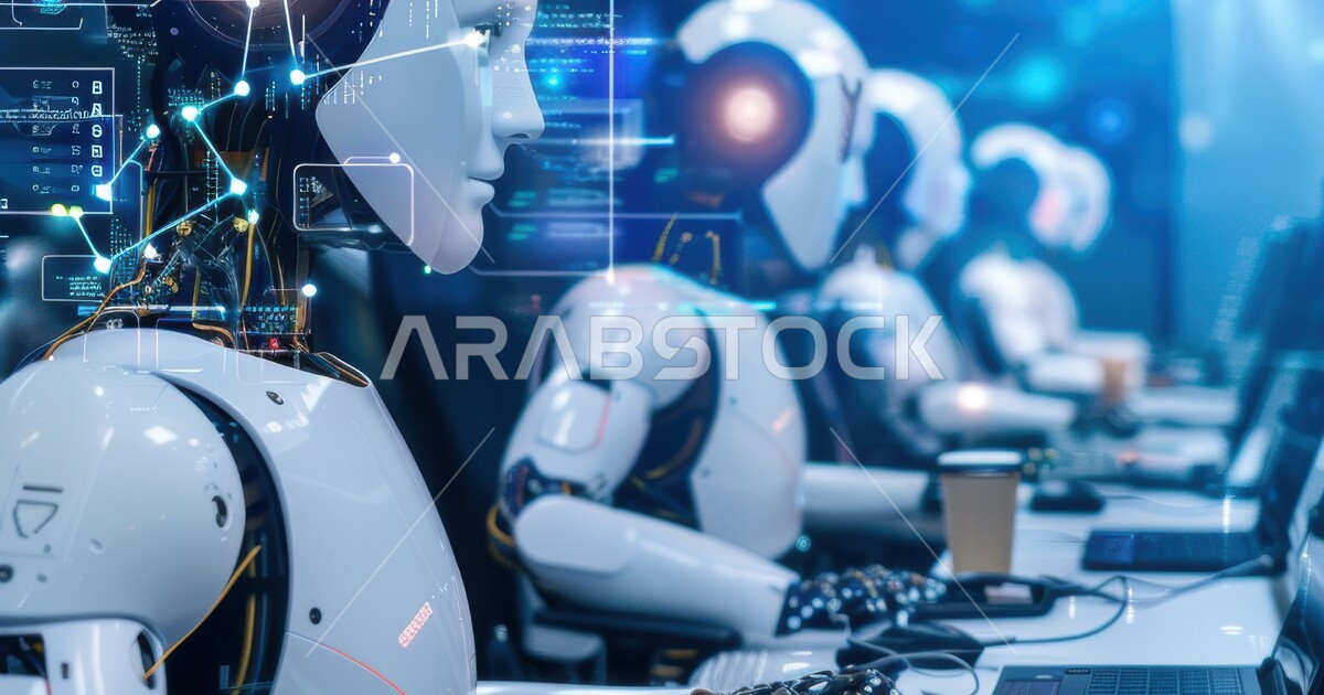 Modern robot innovation, a modern Saudi research center in the Kingdom ...