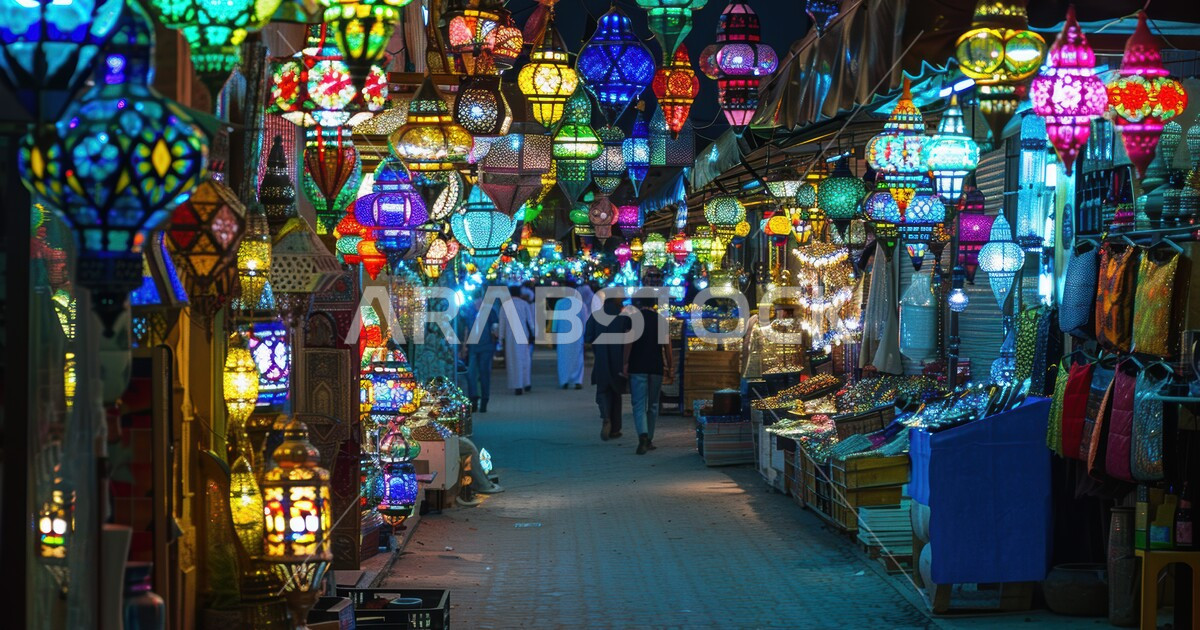 أنوار و ديكورات وزينة الاحتفالات بالمناسبات و الأعياد الدينية الإسلامية, الاستعداد لاستقبال ...