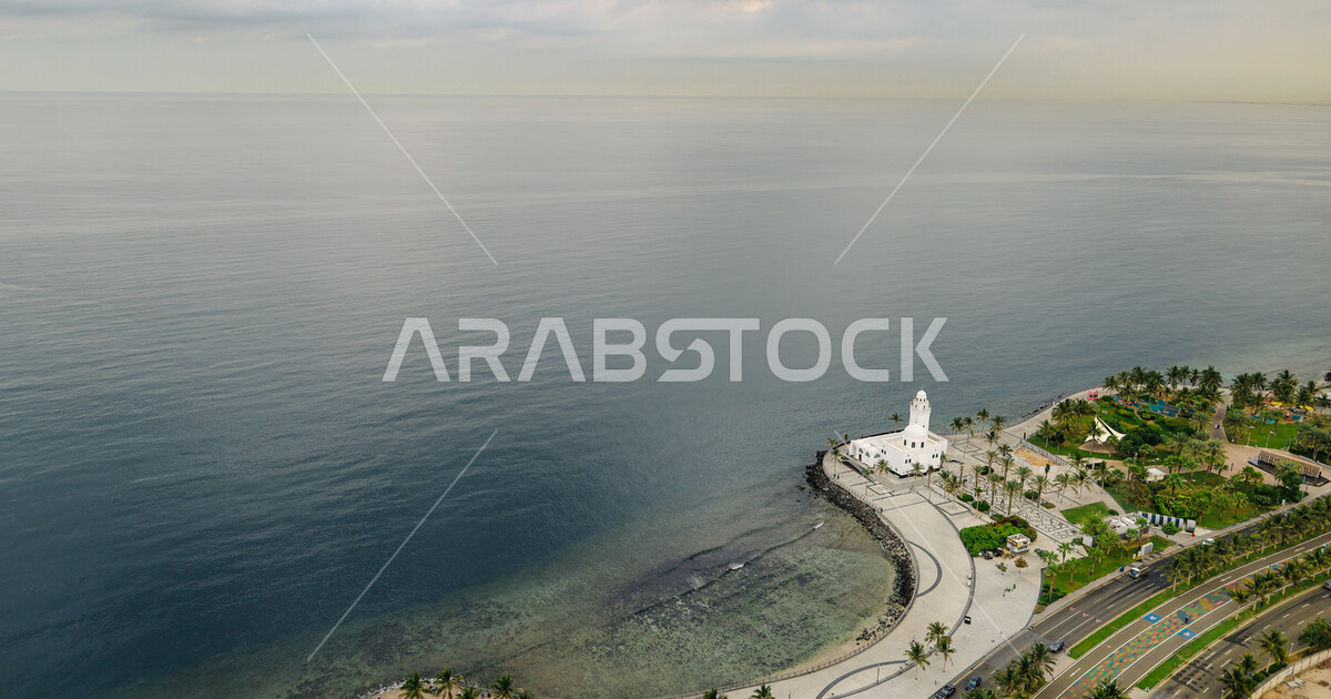 Visitor attractions to the coastal city of Jeddah, water landscapes ...