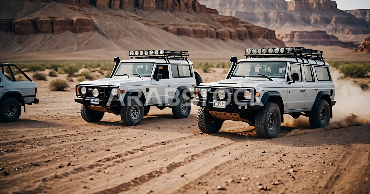 Fun desert activity, exciting adventure in the desert environment ...