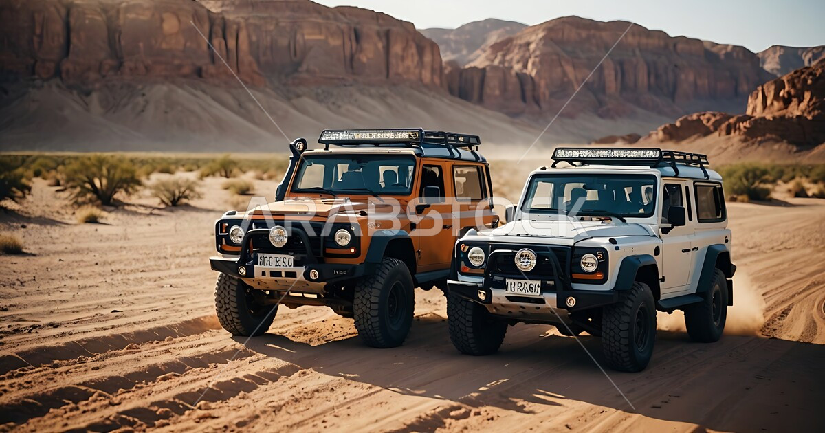 Fun desert activity, exciting adventure in the desert environment ...