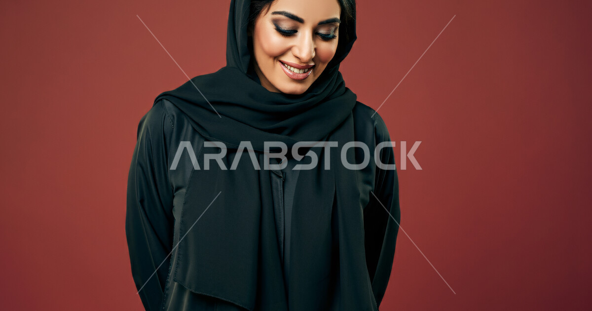 Gestures of happiness and pleasure, elegance and interest in appearance ...