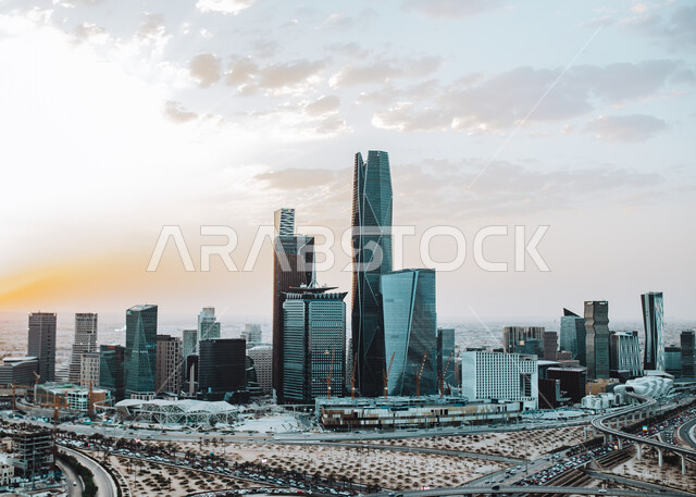 Urban growth and development of financial towers and economic ...