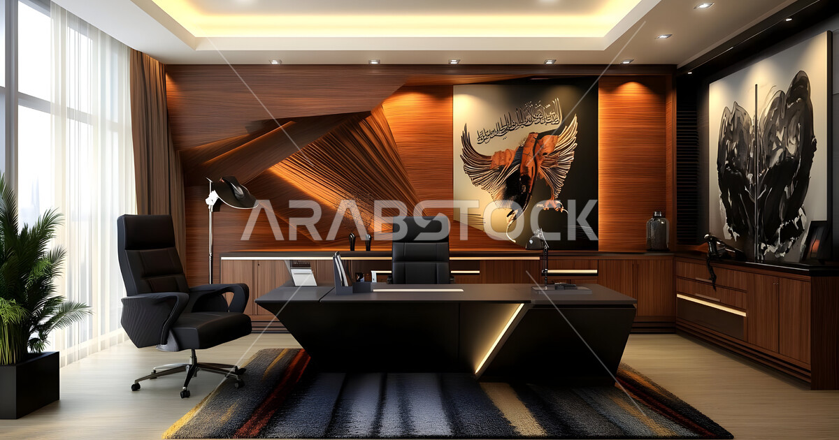 الديكورات العصرية الفاخرة, مكتب بديكو راقي على الطراز الحديث, تصاميم ...