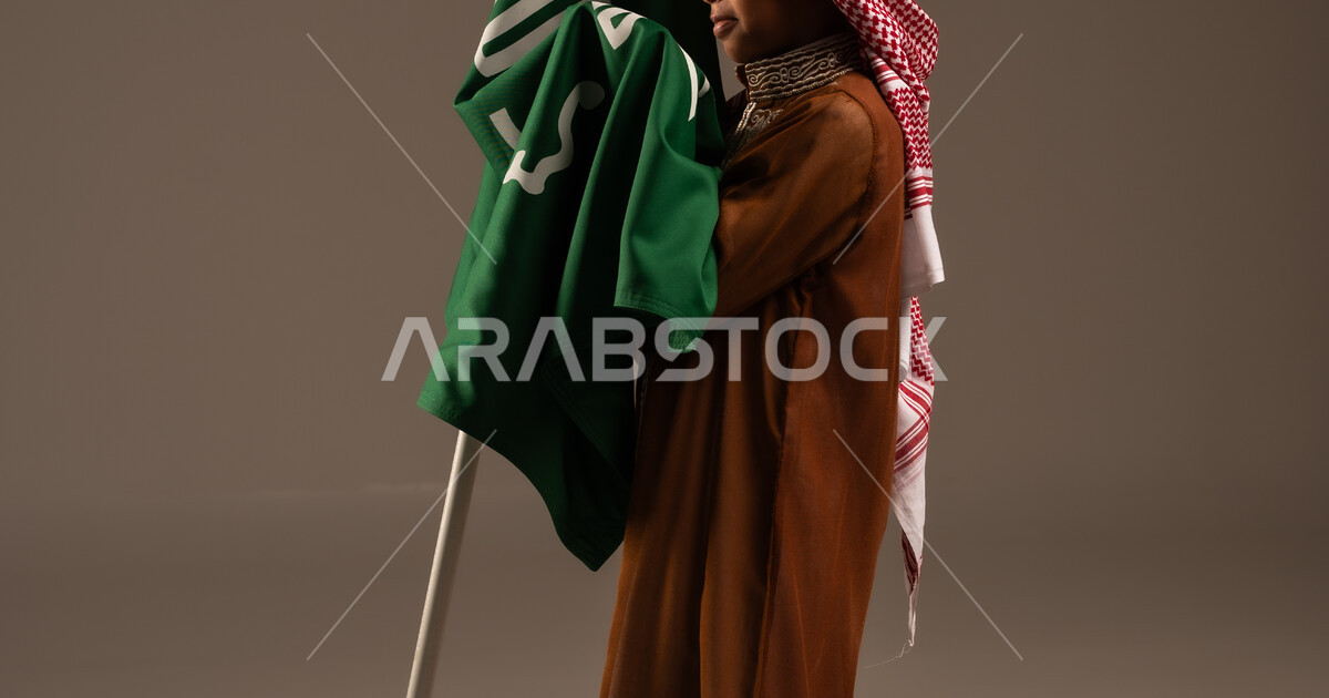 National identity logo and banner of Islam and monotheism, wearing ...