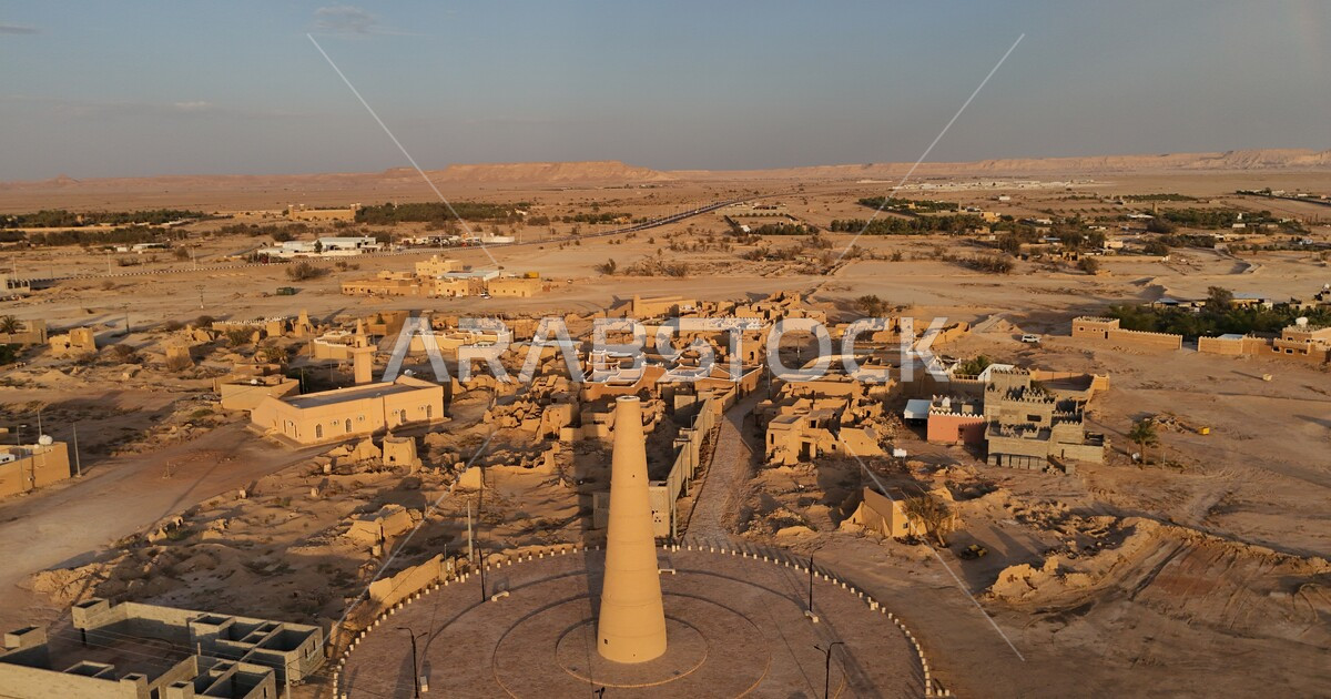 Islamic architecture in the ancient historical Najdi style, heritage ...