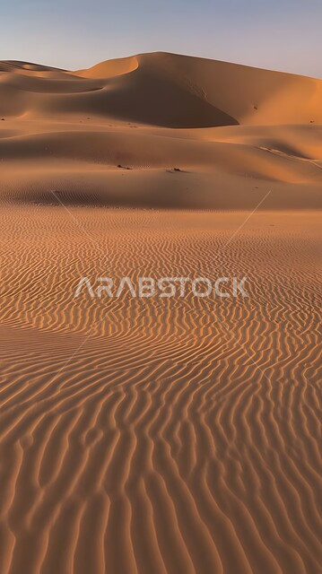 The environment and dry terrain of deserts, plateaus, hills and soft ...