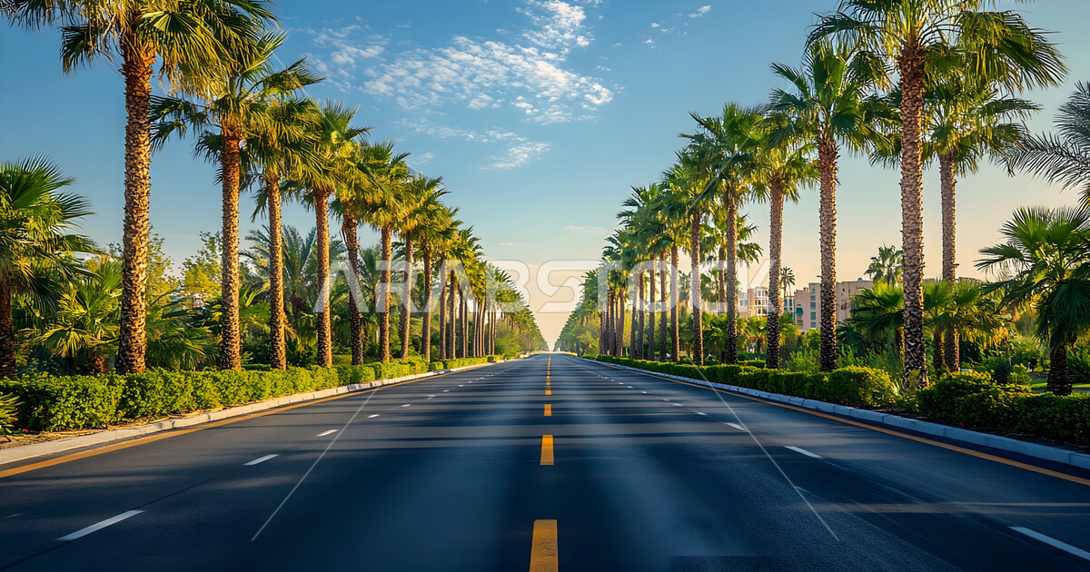Paved roads and streets in the Kingdom of Saudi Arabia, interest in ...