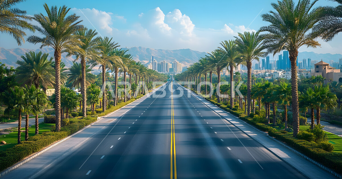 Paved roads and streets in the Kingdom of Saudi Arabia, interest in ...