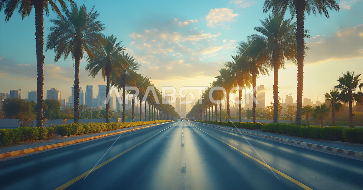 Paved roads and streets in the Kingdom of Saudi Arabia, interest in ...