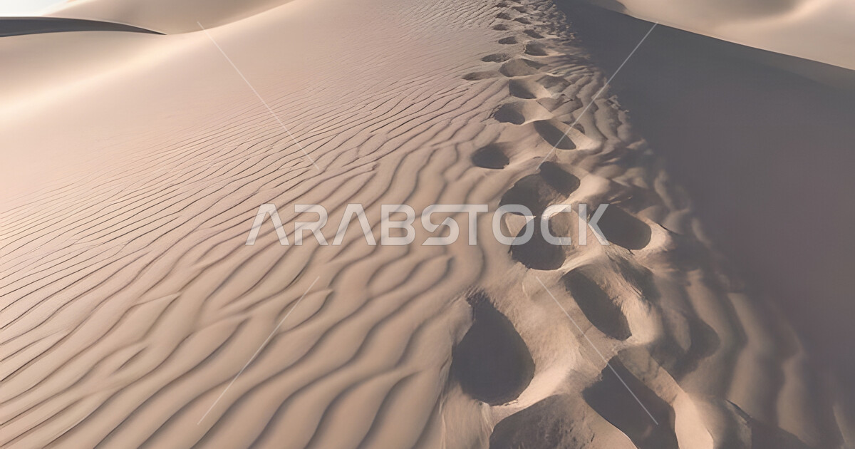 The dry and harsh climate of the arid lands, the desert areas and the ...