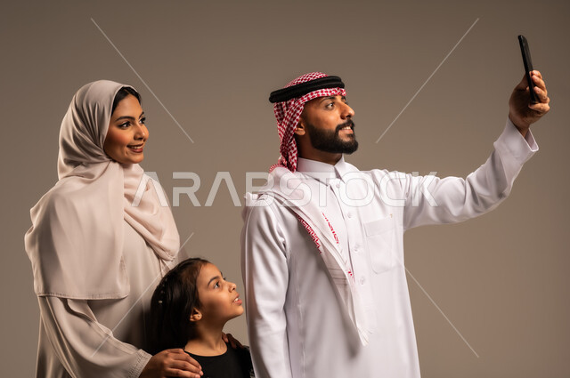 Family gathering in the living room and building a growing Saudi ...