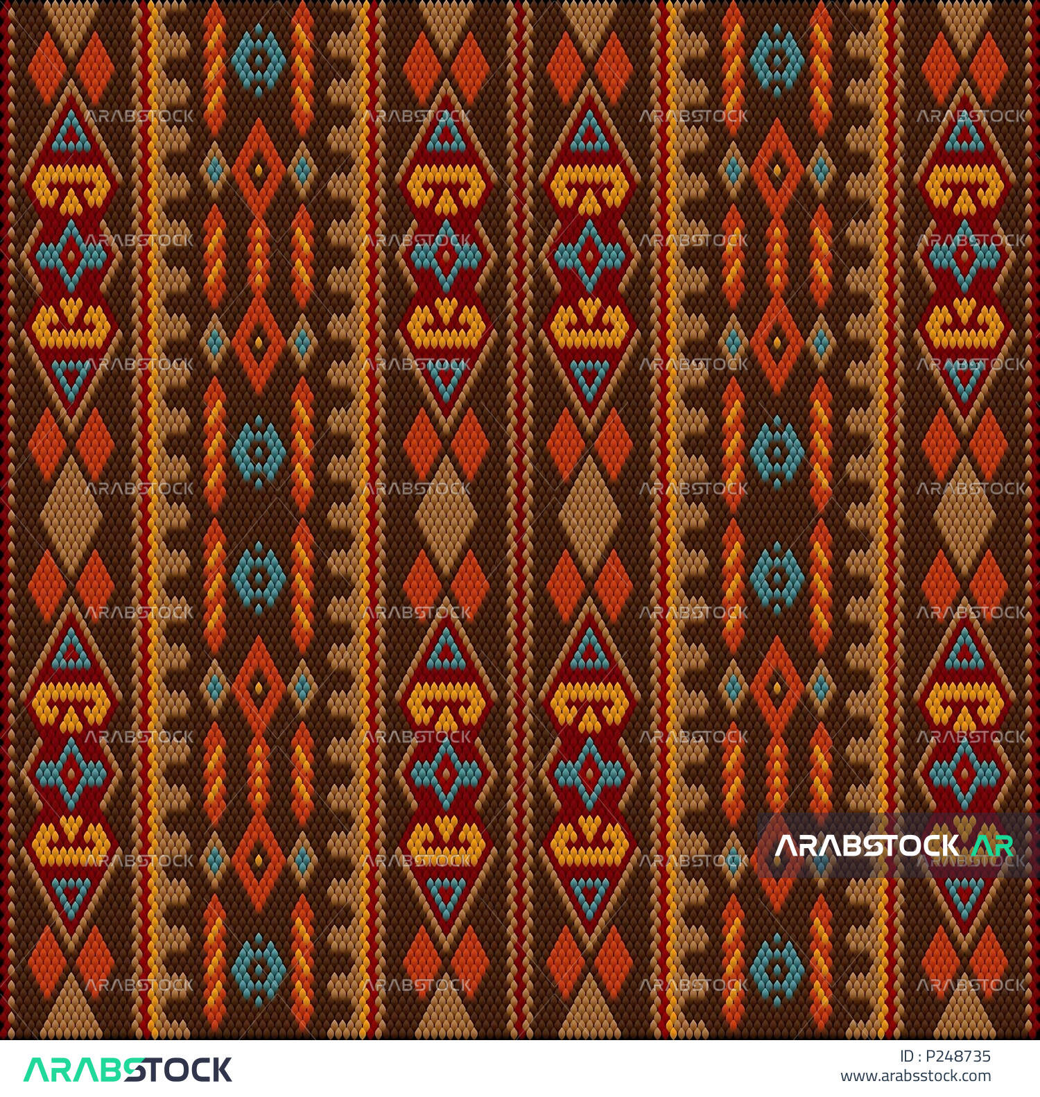 Traditional heritage craftsmanship, Saudi design for colorful authentic ...