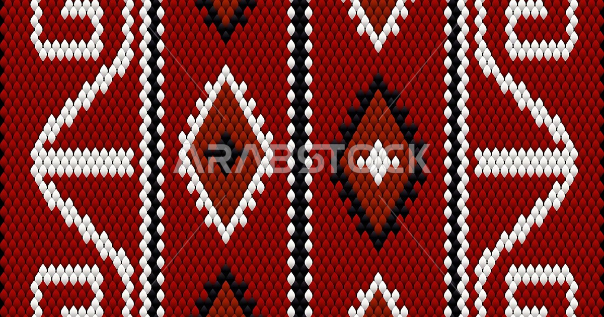 تصميم عربي خليجي سعودي للنقوش العربيه الاصيله الملونة في المملكة ...