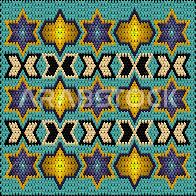 Traditional heritage craftsmanship, Saudi design for colorful authentic ...