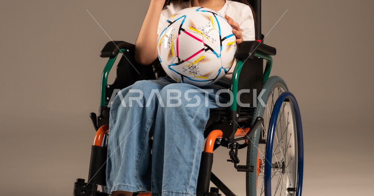 Social empowerment of the disabled, portrait of a Saudi Arabian Gulf ...