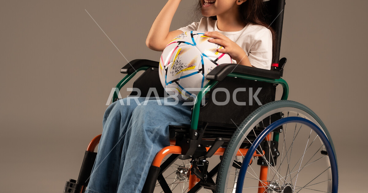 Social empowerment of the disabled, portrait of a Saudi Arabian Gulf ...