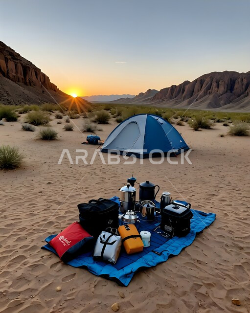 Camping in the deserts of the Kingdom of Saudi Arabia, tourist camps in ...