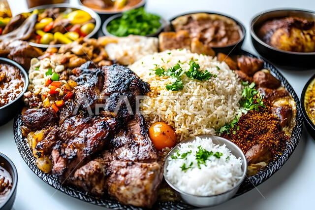 Traditional food recipes, food presentation arts, Saudi Arabia ...