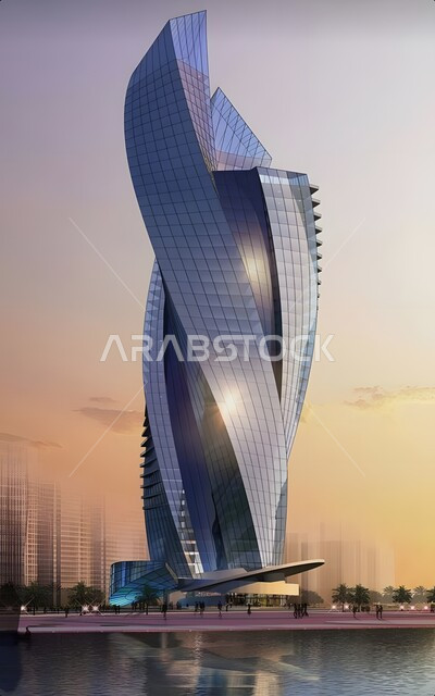 Building a developed civilized future, Dubai seafront, Tall commercial ...