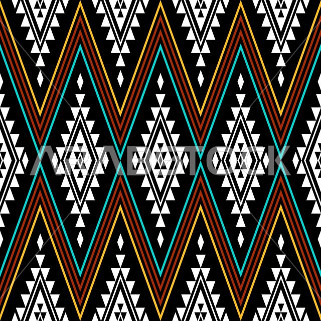 The popular Saudi heritage of Sadu decoration with geometric shapes ...