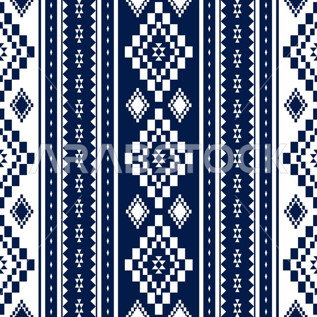 The popular Saudi heritage of Sadu decoration with geometric shapes ...