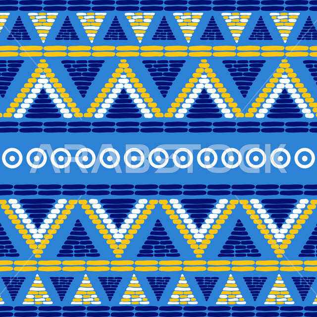 The popular Saudi heritage of Sadu decoration with geometric shapes ...